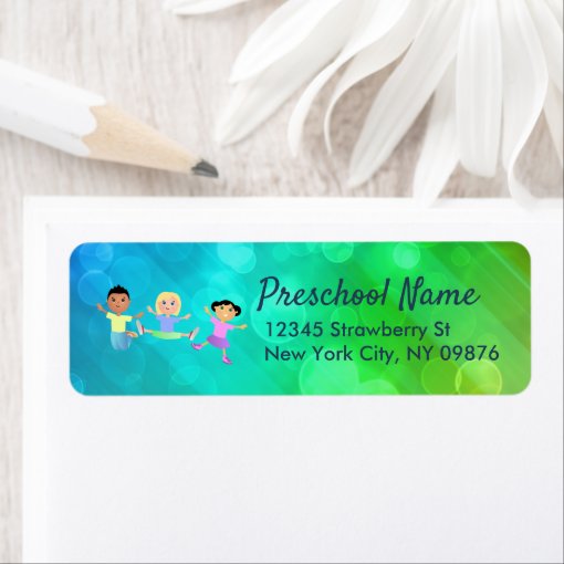 Preschool Address Labels | Zazzle
