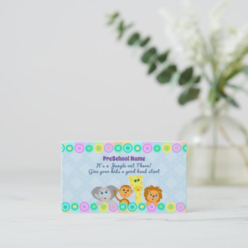 PreSchool Business Cards | Zazzle