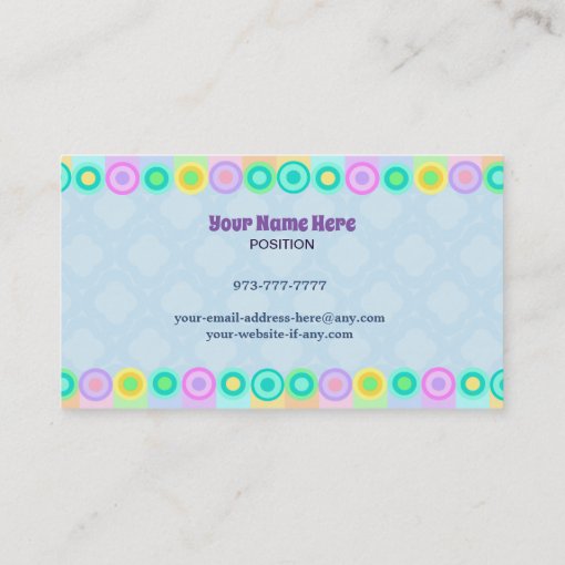 PreSchool Business Cards | Zazzle