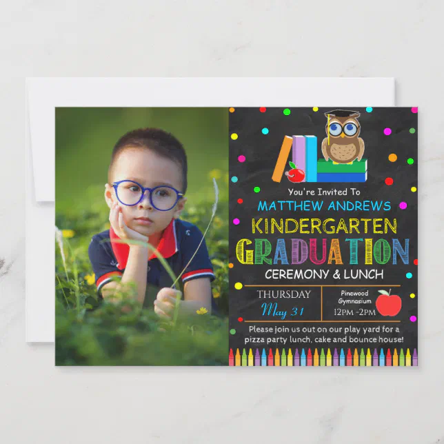 Preschool Graduation Ceremony Invitation | Zazzle