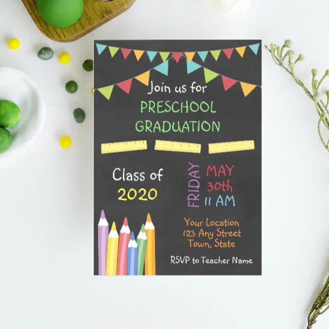 Preschool Graduation Invitation | Zazzle