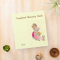 Preschool Memory Book Binder with Vintage Image | Zazzle