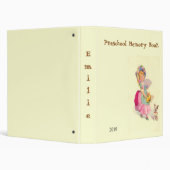Preschool Memory Book Binder with Vintage Image | Zazzle