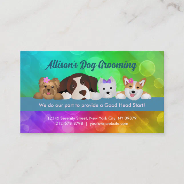 Preschool slogans business card | Zazzle