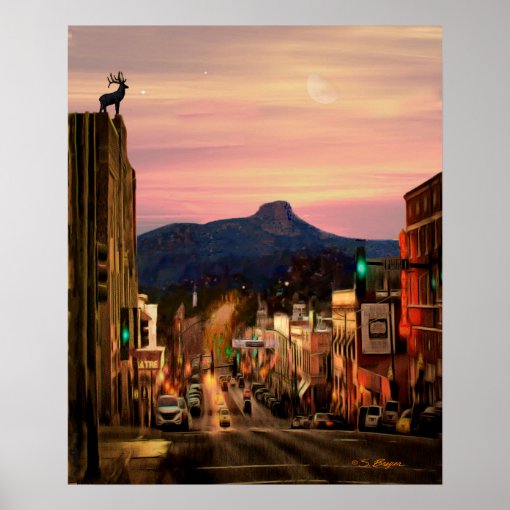 "Prescott Arizona Landmark" "Prescott Art" Poster | Zazzle