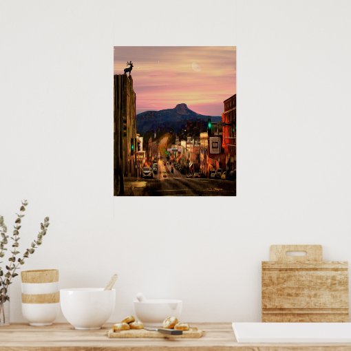 "Prescott Arizona Landmark" "Prescott Art" Poster | Zazzle