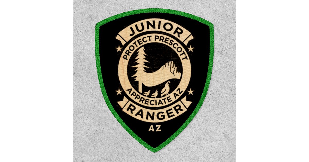 Prescott Junior Ranger Badge patch | Zazzle