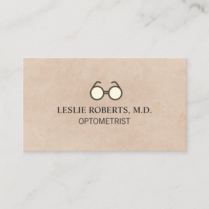 Prescription Glasses | Optometrist Business Card | Zazzle.com