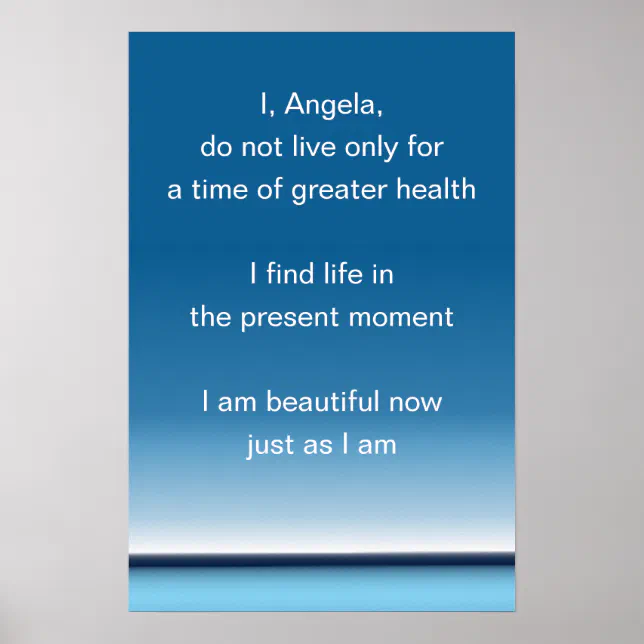 Present for an ill friend Poster | Zazzle