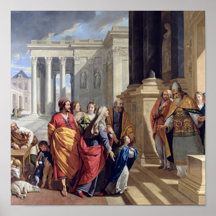 Presentation of the Virgin in the Temple Poster | Zazzle.com