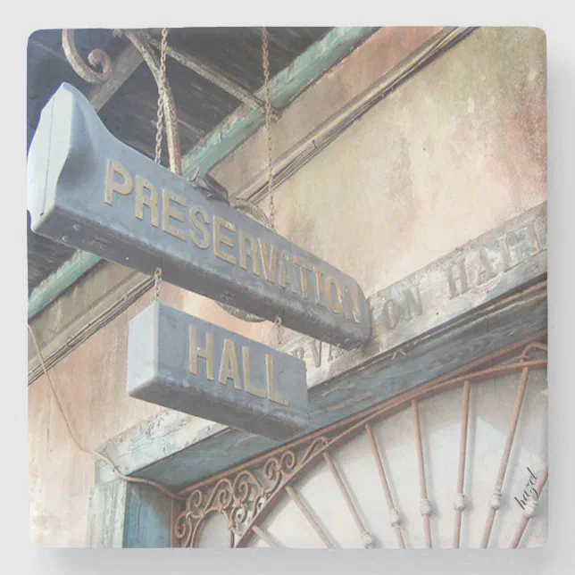 Preservation Hall, Preservation Hall Coaster, New Stone Coaster | Zazzle