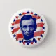 President Abraham Lincoln Stars and Stripes Button | Zazzle