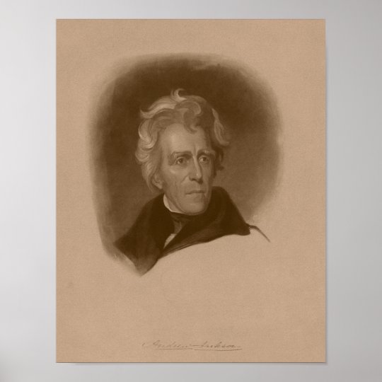 President Andrew Jackson -- American History Poster | Zazzle.com