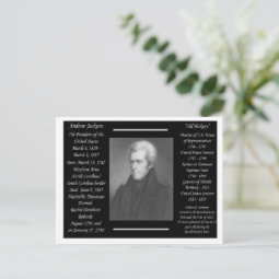 President Andrew Jackson Postcard | Zazzle