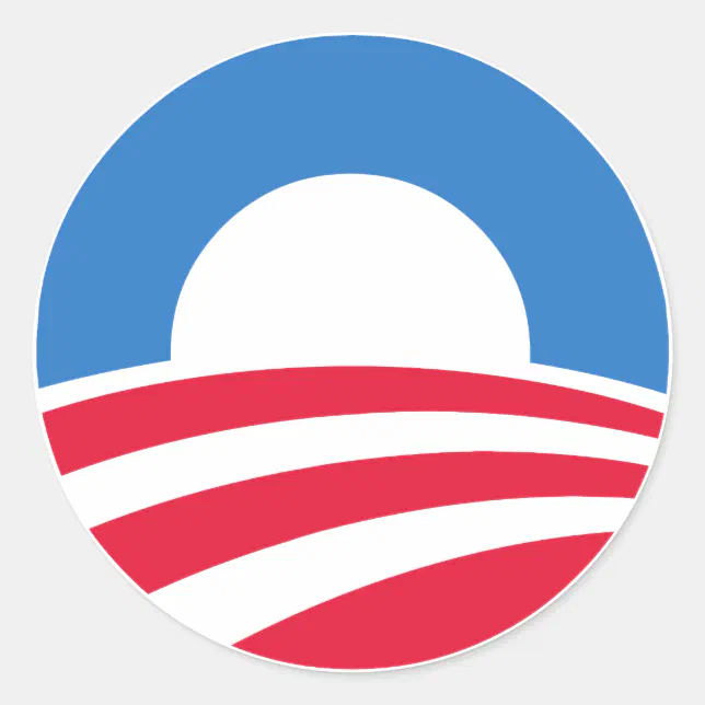 President Barack Obama Logo Stickers | Zazzle
