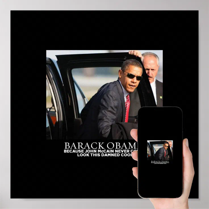 PRESIDENT BARACK OBAMA POSTER | Zazzle