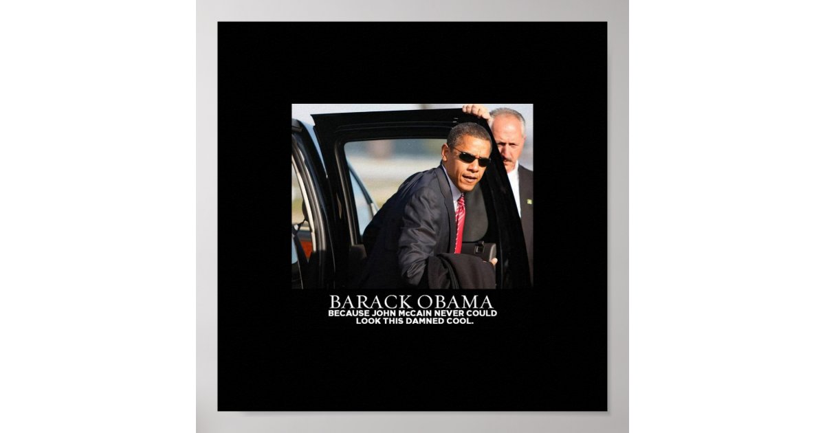 PRESIDENT BARACK OBAMA POSTER | Zazzle