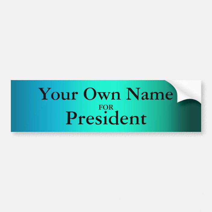 President Bumper Sticker | Zazzle.com