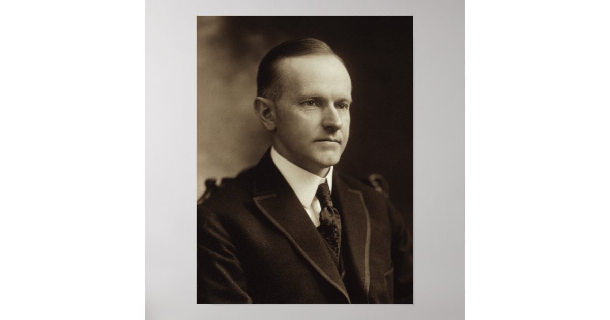 President Calvin Coolidge Poster | Zazzle