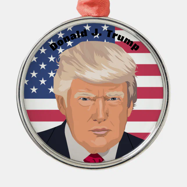 President Donald J. Trump Commemorative Ornament | Zazzle