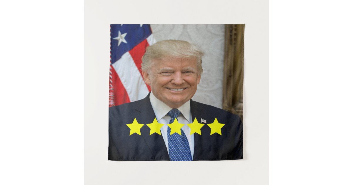 President Donald Trump Approval Rating Tapestry | Zazzle