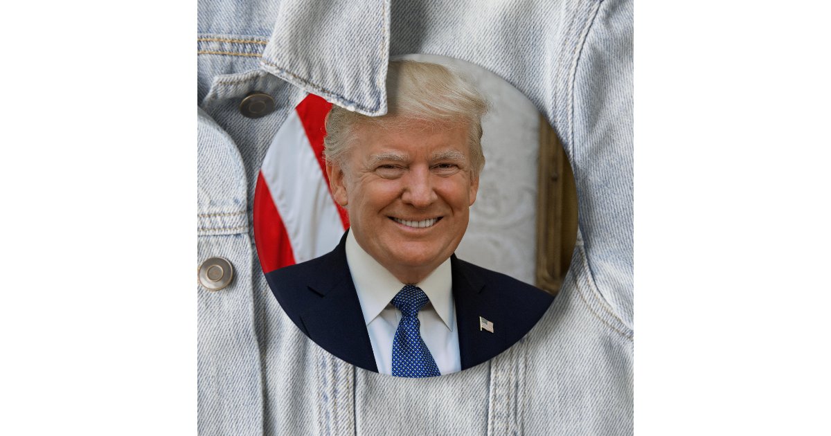 President Donald Trump Button | Zazzle.com