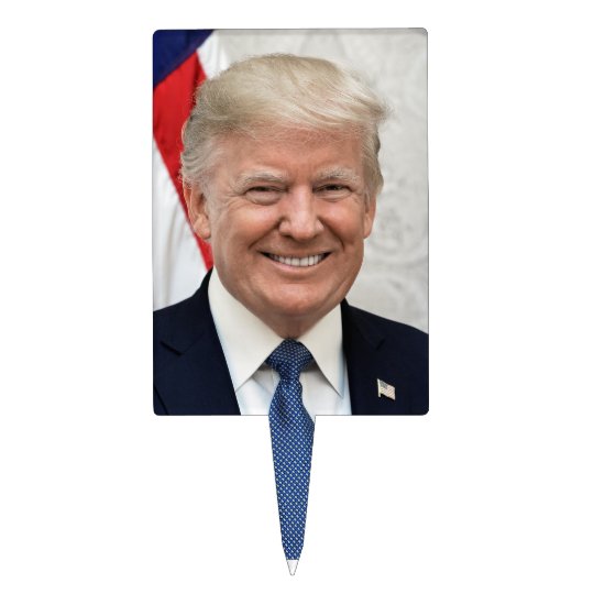 President Donald Trump Cake Topper | Zazzle.com