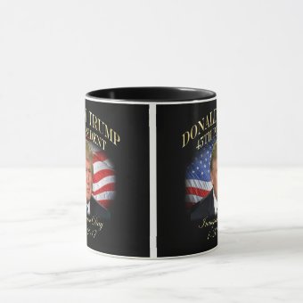 President Donald Trump Inauguration Commemorative Mug | Zazzle