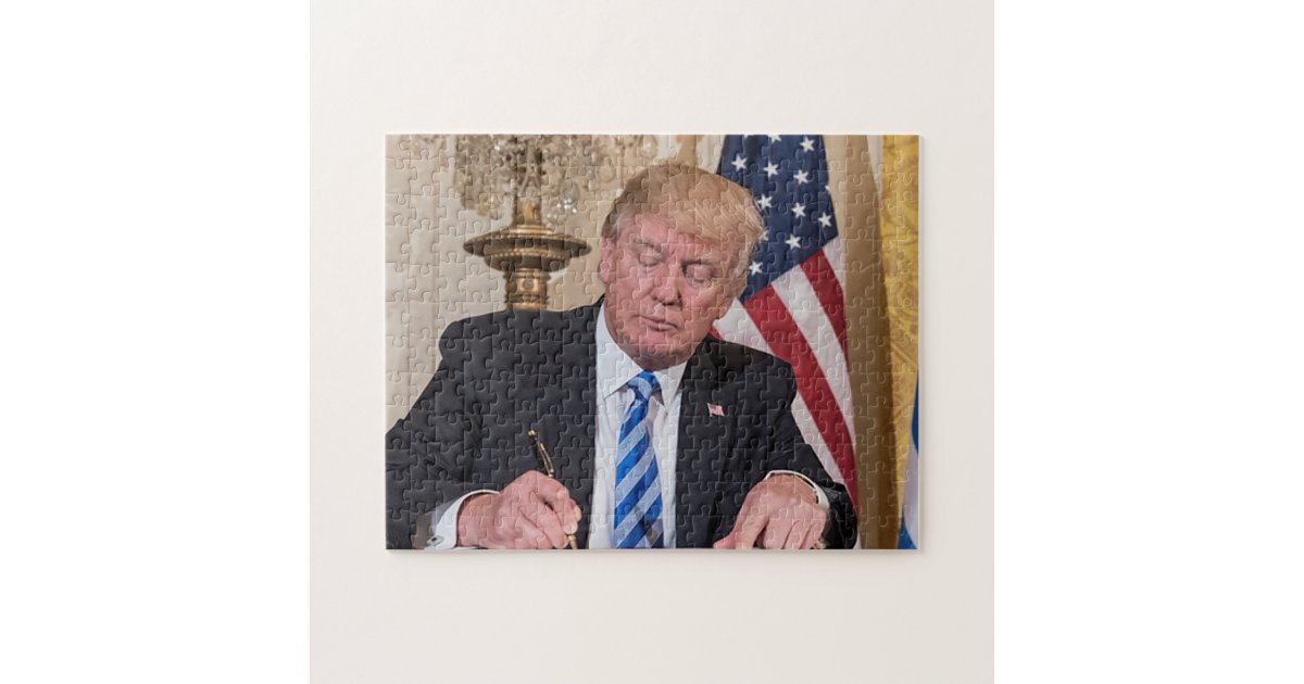 President Donald Trump Jigsaw Puzzle | Zazzle