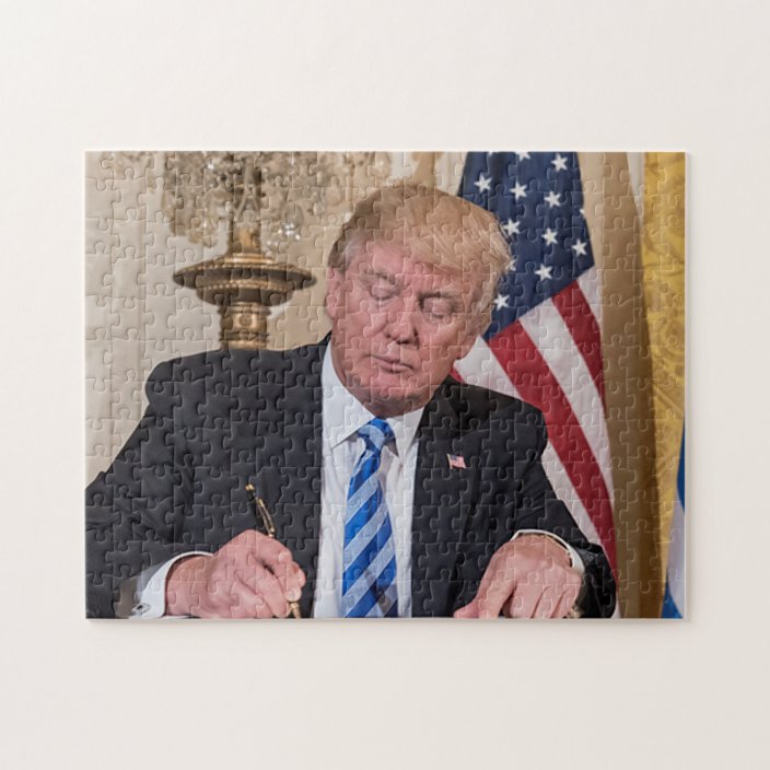 President Donald Trump Jigsaw Puzzle | Zazzle.com