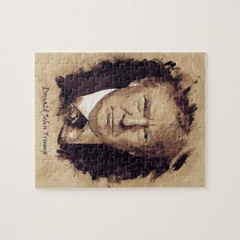 President Donald Trump Jigsaw Puzzle | Zazzle