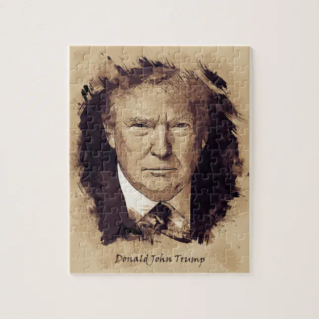 President Donald Trump Jigsaw Puzzle | Zazzle