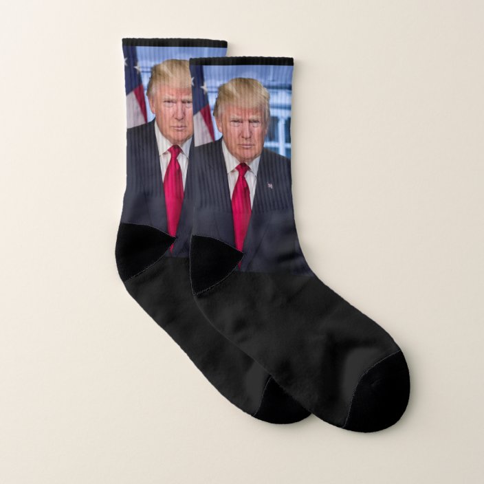 President Donald Trump Photo Socks | Zazzle.com