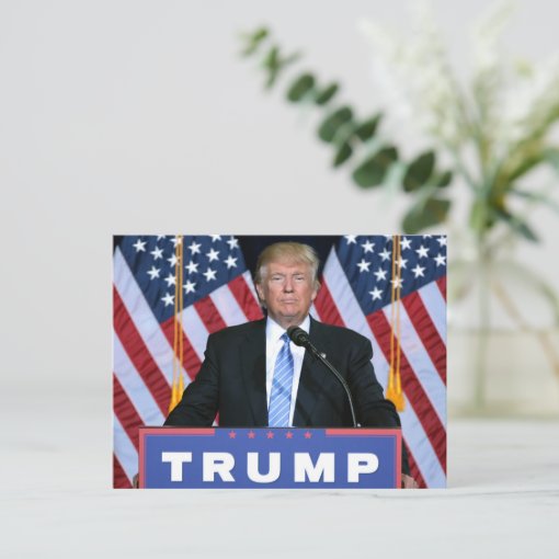 President Donald Trump Postcard | Zazzle