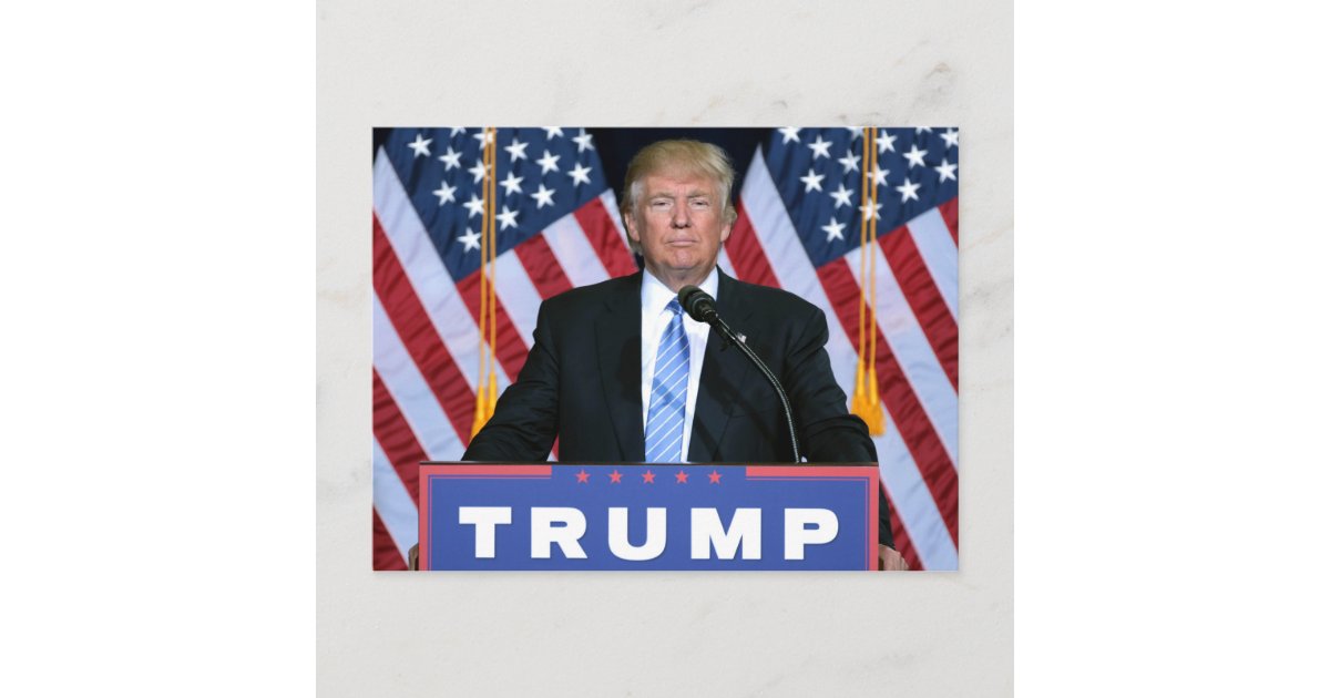 President Donald Trump Postcard | Zazzle