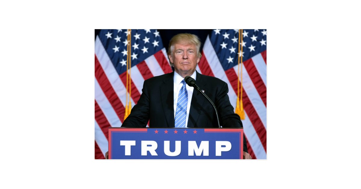 President Donald Trump Postcard | Zazzle.com