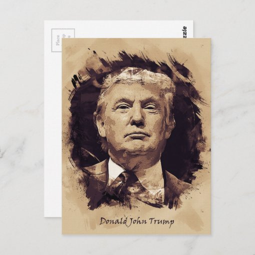 President Donald Trump Postcard | Zazzle