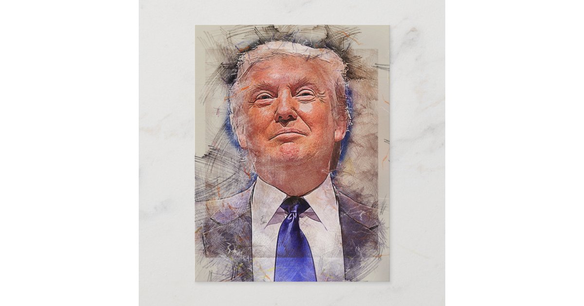 President Donald Trump Postcard | Zazzle