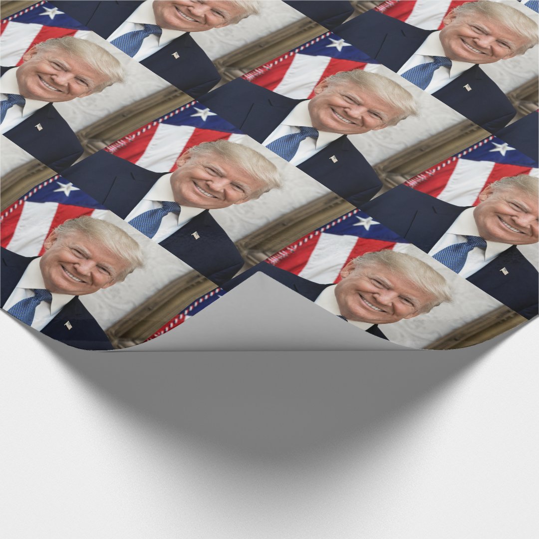 President Donald Trump Wrapping Paper | Zazzle