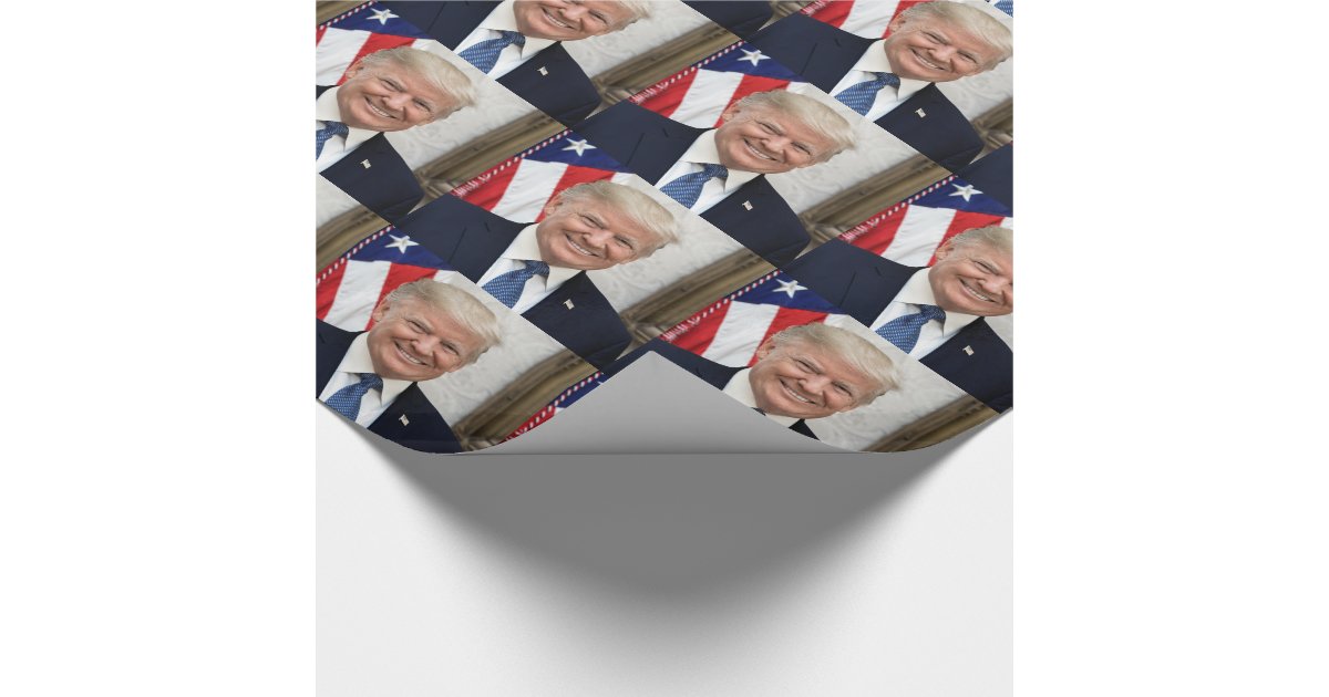 President Donald Trump Wrapping Paper | Zazzle