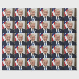 President Donald Trump Wrapping Paper | Zazzle
