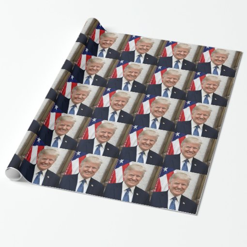 President Donald Trump Wrapping Paper | Zazzle