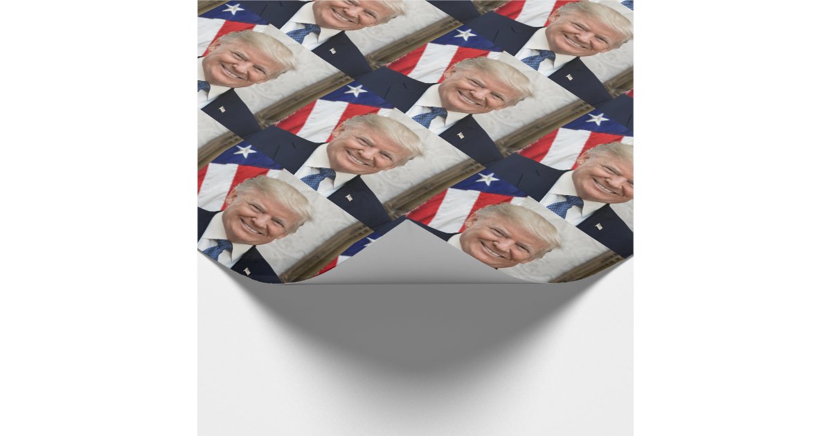 President Donald Trump Wrapping Paper | Zazzle