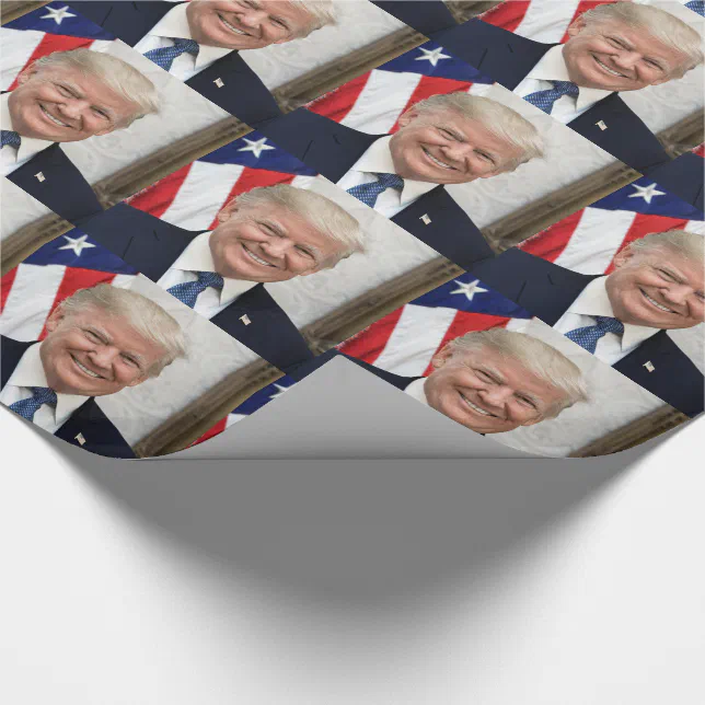 President Donald Trump Wrapping Paper | Zazzle