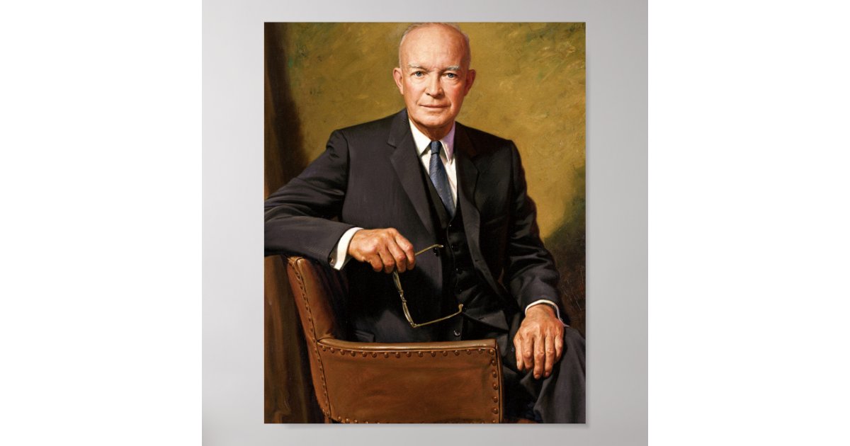 President Dwight D Eisenhower Poster | Zazzle