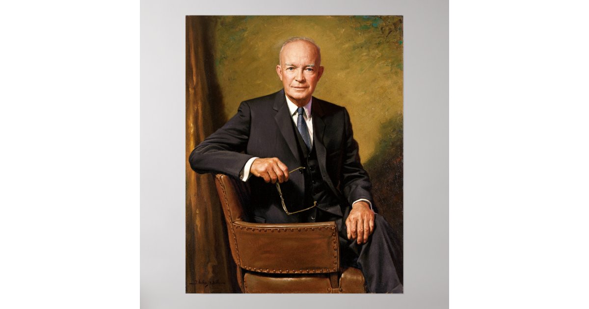 President Dwight D Eisenhower Poster | Zazzle