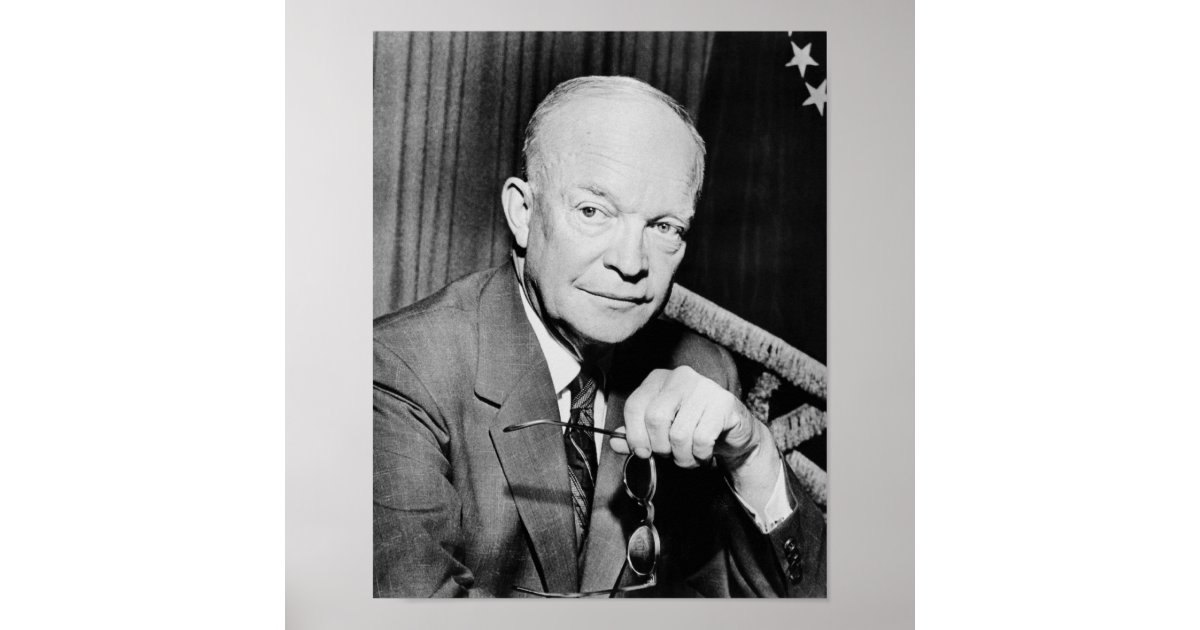 President Dwight Eisenhower Poster | Zazzle