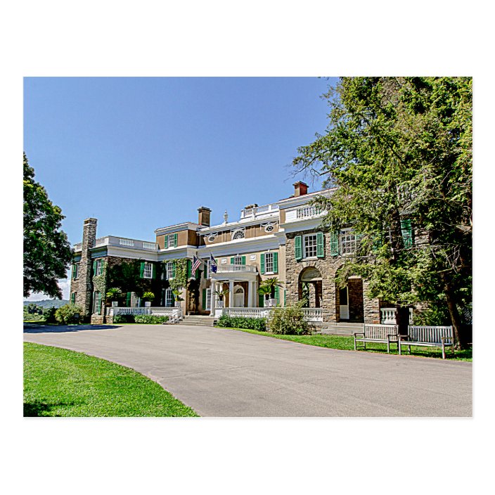 President Franklin D. Roosevelt’s (FDR) Mansion Postcard | Zazzle.com