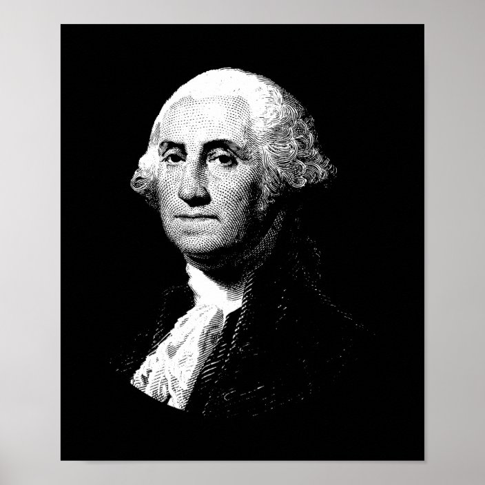 President George Washington Graphic Poster | Zazzle.com