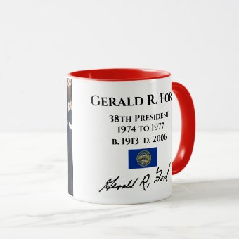 President Gerald Ford Commemorative Mug | Zazzle